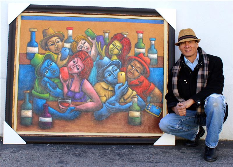 Calixto Shibaja, un pintor indígena en Los Ángeles - El Digital de Asturias