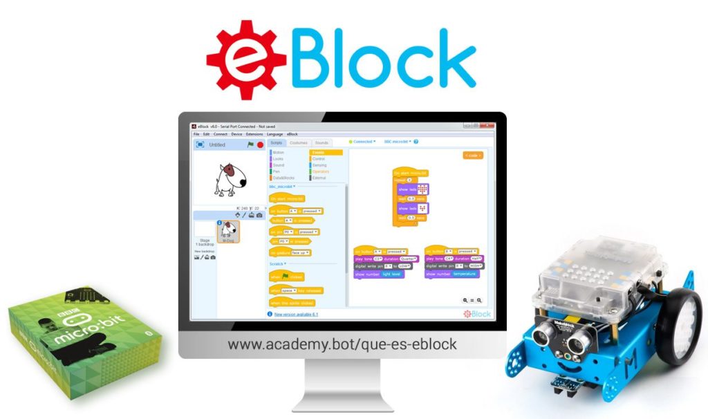 Nace eBlock, aplicación basada en mBlock 3.4 ampliada con nuevas ...